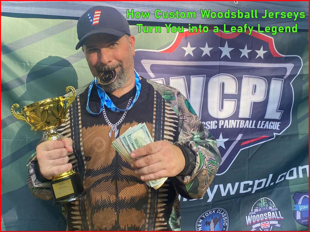 Custom Woodsball Jerseys: The Art of Blending In & Winning!