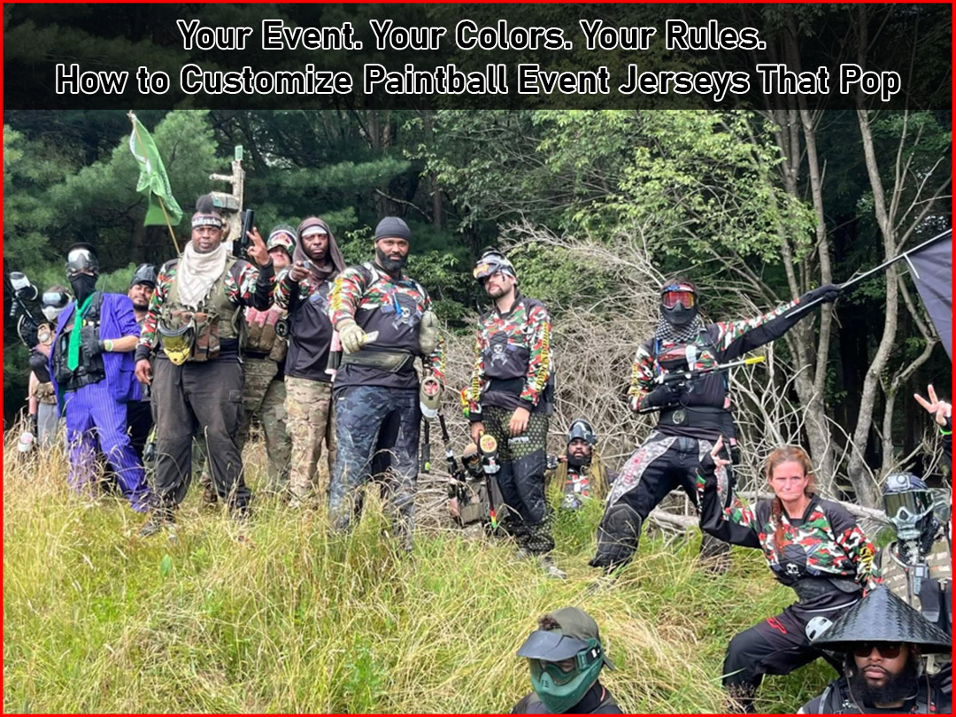 Paintball Event Jerseys | Design Your Team's Unique Victory Look