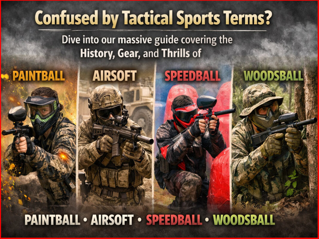 Tactical Sports Terms: Paintball, Speedball, Airsoft, Woodsball